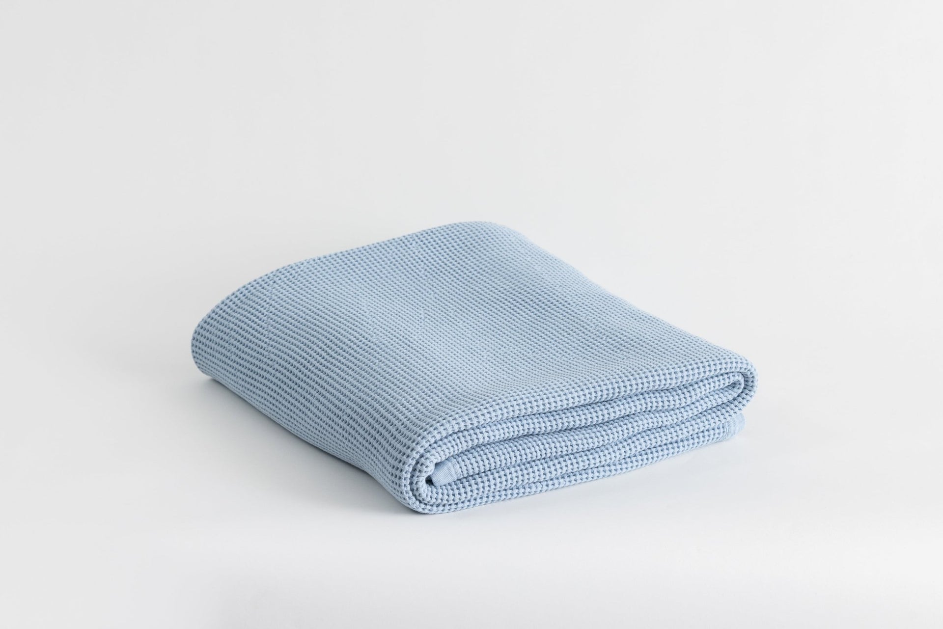 Coco Waffle Throw Baby Blue